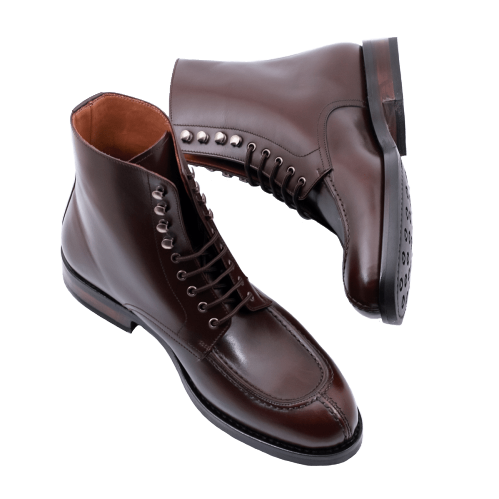 YANKO Split Toe Boots 701YH G Brown - brązowe trzewiki męskie - patine ...